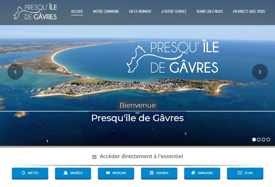 Gâvres - Site de la commune